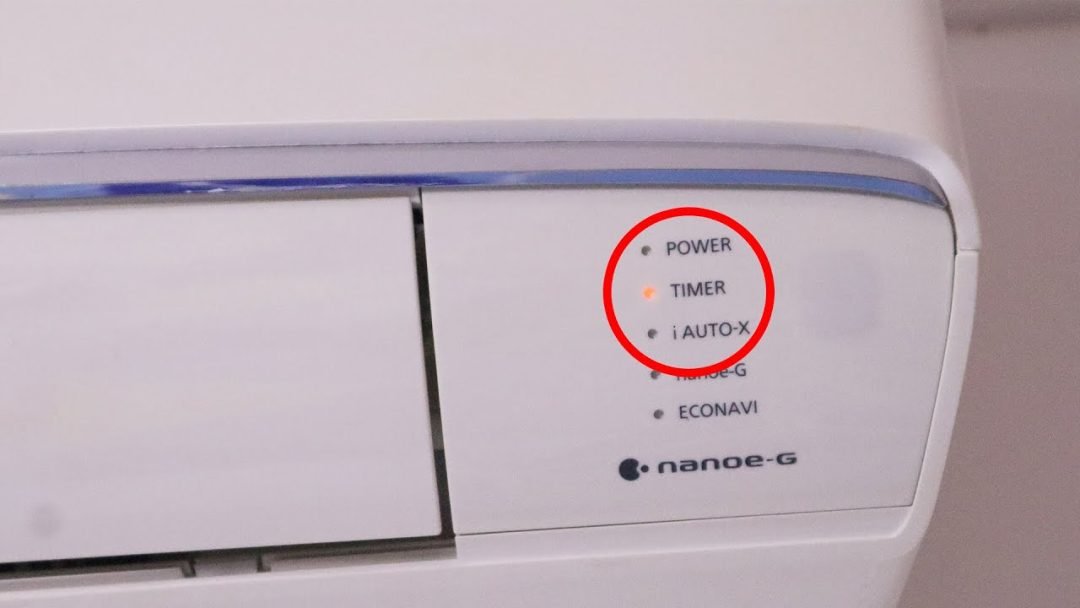 panasonic aircon error code? Light Blinks? how to fix it?