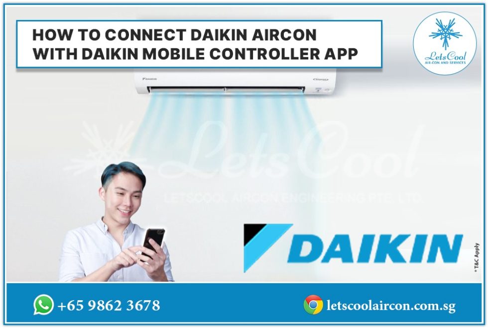 How to connect Daikin aircon with daikin mobile controller app