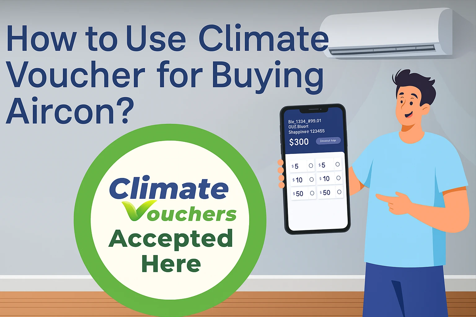 How to Use / Claim $400 Climate Voucher for Buying Aircon?